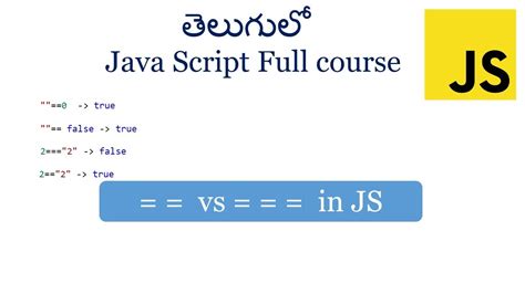 Vs In JavaScript Equality Operator In Javascript JavaScript