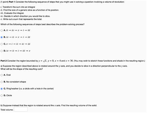 solved 1 point part 1 consider the following sequence of