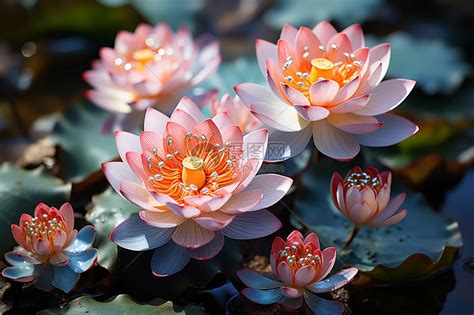 粉色莲花图插画图片下载 正版图片600617255 摄图网
