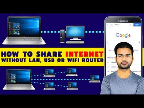 How To Share Internet Without A Wifi Router How To Share Internet
