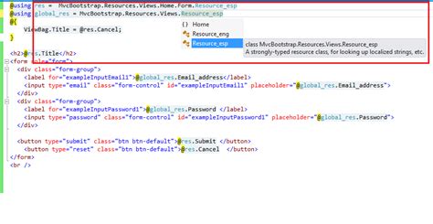 The ASP NET MVC Club Step By Step How To Create Resource Files And