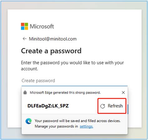 Enable Disable Suggested Strong Passwords In Microsoft Edge MiniTool