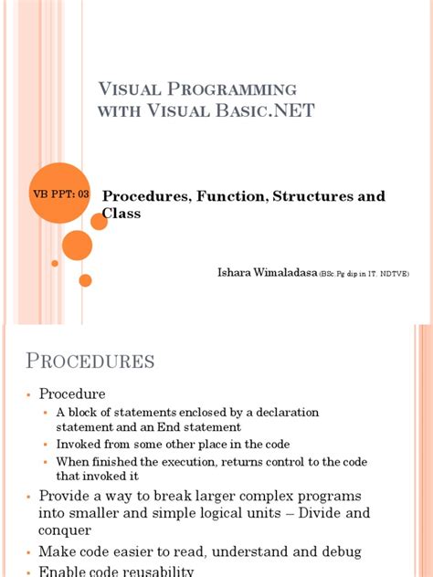 3 procedures functions and structures pdf parameter computer programming subroutine