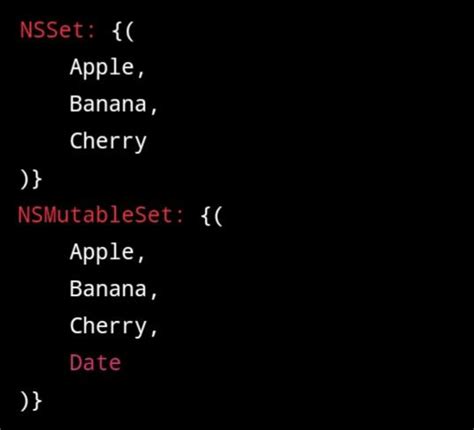 NSSet And NSMutableSet In Objective C GeeksforGeeks