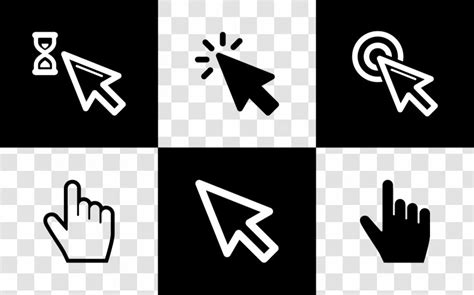 Computer Mouse Pointer Button Icon Design Arrow Transparent PNG