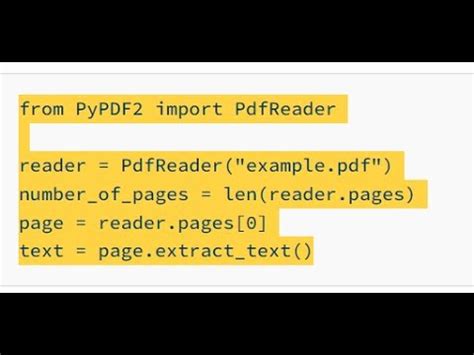 How To Extract Text From A Pdf With Python Py2pdf YouTube
