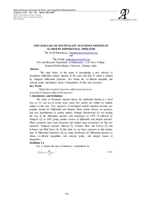 pdf new subclass of multivalant functions defined by al oboudi differential operator