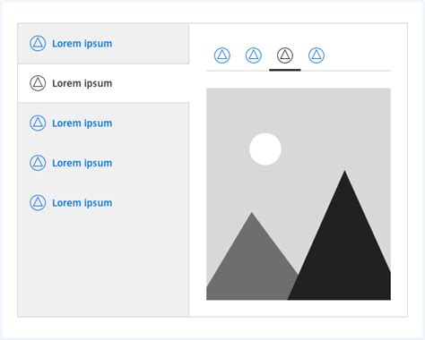 Tabs Ui Design Patterns User Experience Toolkit For Insights Hub