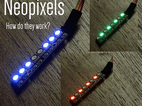 neopixels how do they work arduino project hub