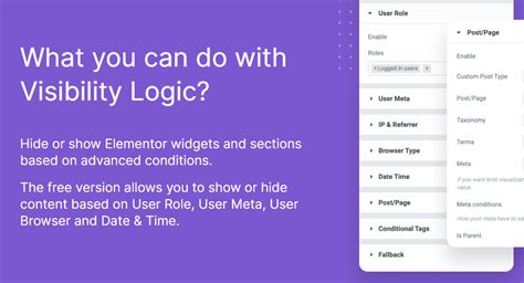 The Best Dynamic Visibility Plugins For Elementor Conditional Blocks