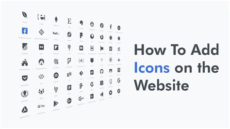 how to add icons on html website add font awesome icons on website