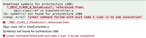 Ios Linker Error Undefined Symbols Symbols Not Found Stack Overflow