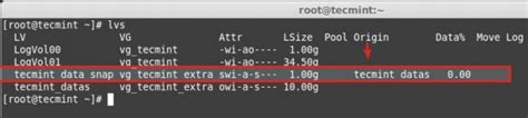 How To Take Snapshot Of Logical Volume And Restore In LVM Part III