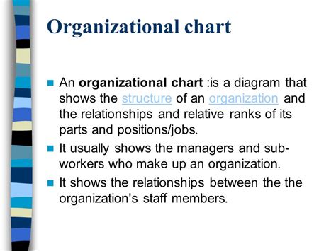 Difference Between Organizational Structure And Organizational Chart A