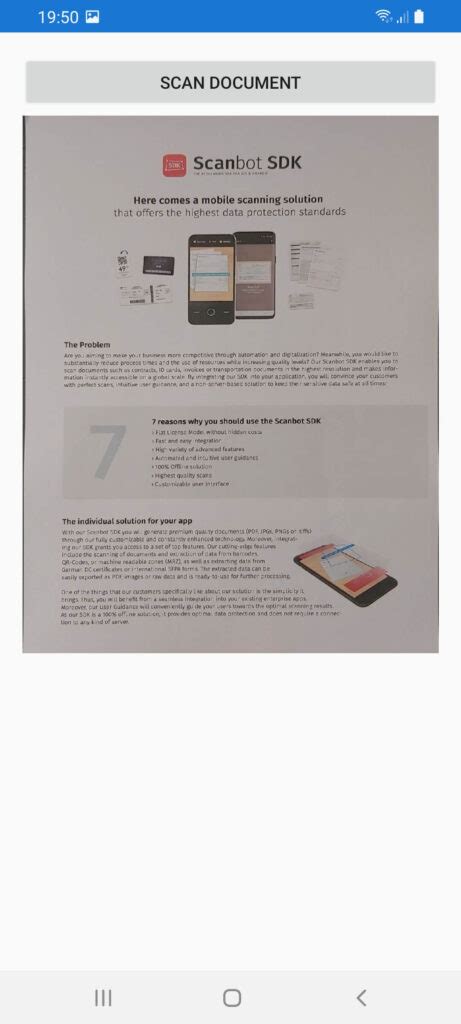 Xamarin Forms Tutorial Scanbot SDK
