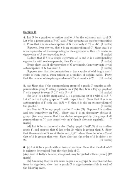 π prove that π is an automorphism of g if and only if p a ap 7 marks pdf eigenvalues