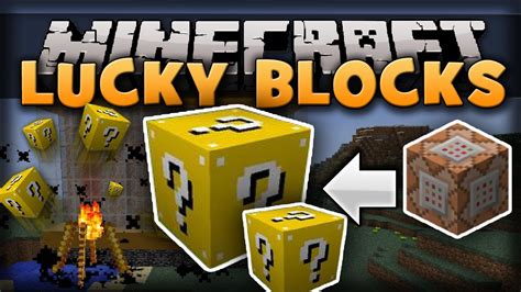 Minecraft LUCKY BLOCKS No Mods One Command Creation YouTube