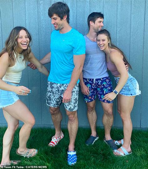 Identical Twin Sisters 25 Are Dating Identical Twin Brothers 29 And Are Stopped In The