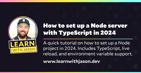How To Set Up A Node Server With Typescript In 2024
