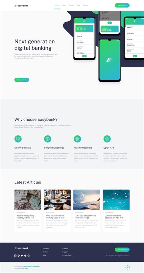 Frontend Mentor Responsive Landing Page Using HTML5 CSS And