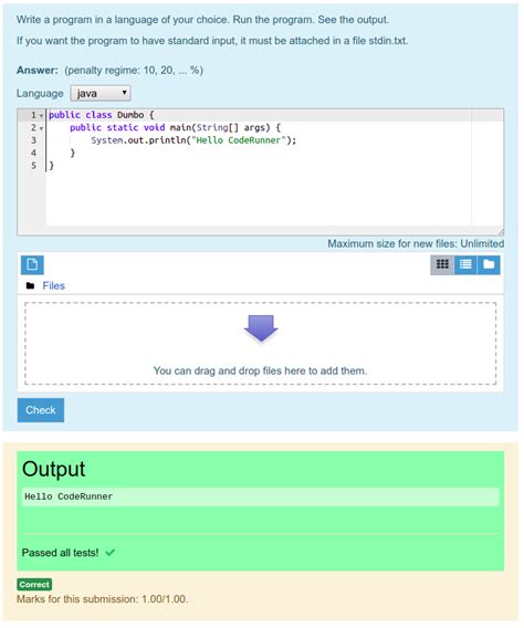 coderunner coderunner as an inline compiler