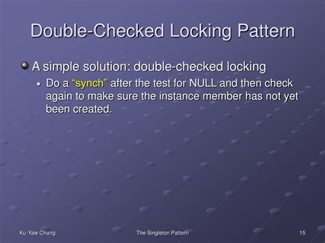 PPT Chapter 21 The Singleton Pattern PowerPoint Presentation Free