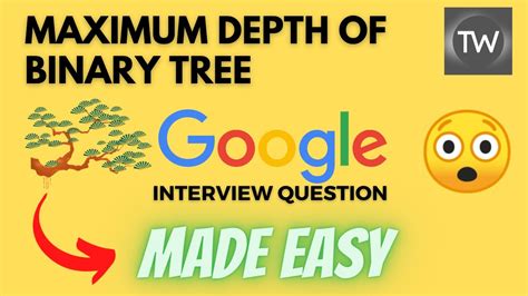 maximum depth of binary tree leetcode 104 python youtube