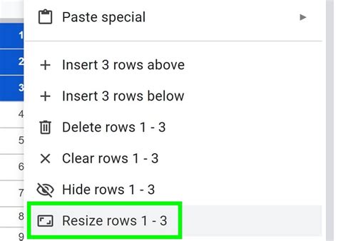 Change Row Height In Google Sheets Easy Methods
