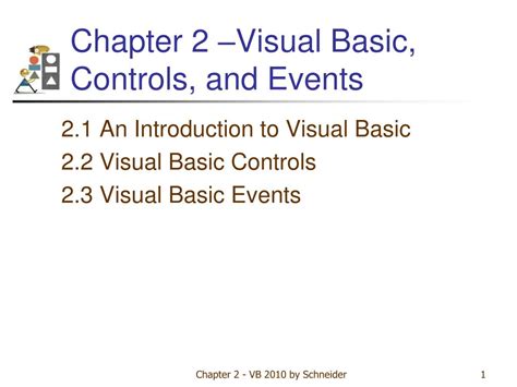 ppt chapter 2 visual basic controls and events powerpoint presentation id 1872671