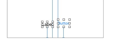Ios How To Layout A Uilabel And A Uibutton And Center Them Stack