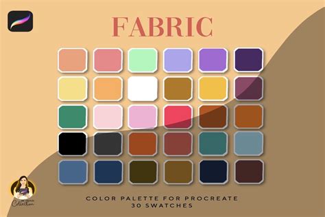 Fabric Procreate Color Palette Grafica Di Myprintscollection Creative