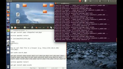 installing apache2 with php5 and mysql support on ubuntu lamp youtube 15870 hot sex picture