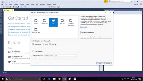 Creating Angular Project Using MVC