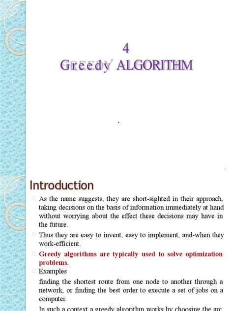 greedy algorithm pdf computer science mathematical concepts