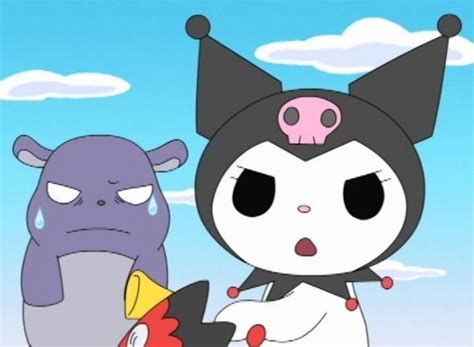 Kuromi And Baku 💀🤙 Hello Kitty Anime Sanrio