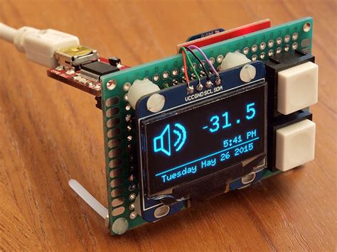 Diy Oled Display Mounted With Buttons And Xbee Arduino Electronics Projects Diy Arduino