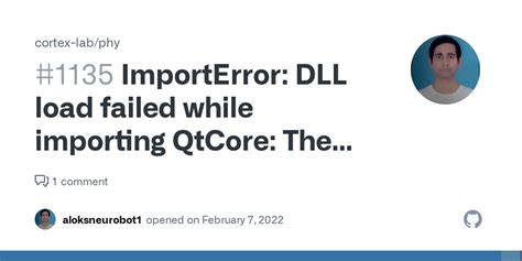 Importerror Dll Load Failed