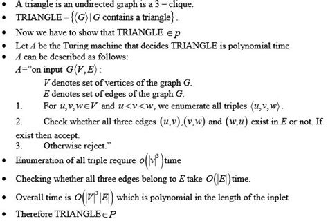 solved a triangle in an undirected graph is a 3 clique show that 1 answer transtutors