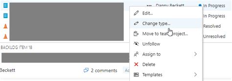 Tfs Workitem TFS 2010 Change Work Item Type From Product Backlog