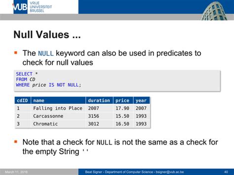 structured query language sql lecture 5 introduction to databases 1007156anr
