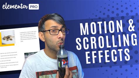 Adding Motion Effects And Scrolling Effects Elementor Wordpress Tutorial