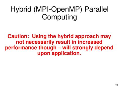 hybrid parallel programming ppt download