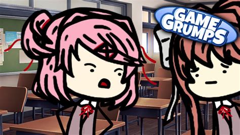 Game Grumps Animated Cthulhu Part 1 Doki Doki Literature Club Youtube