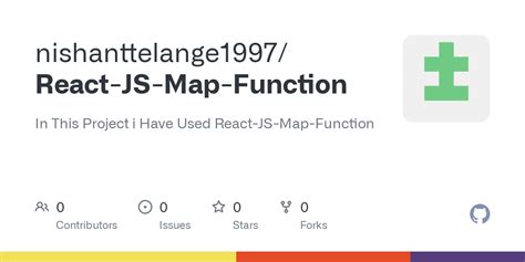 github nishanttelange1997 react js map function in this project i have used react js map function