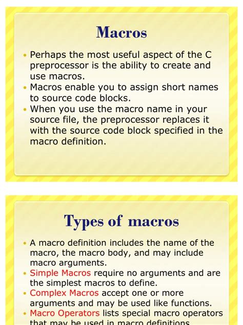 macros in embedded c macro computer science c programming language