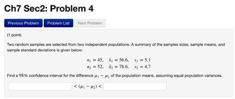 solved ch7 sec2 problem 4 previous problem problem list