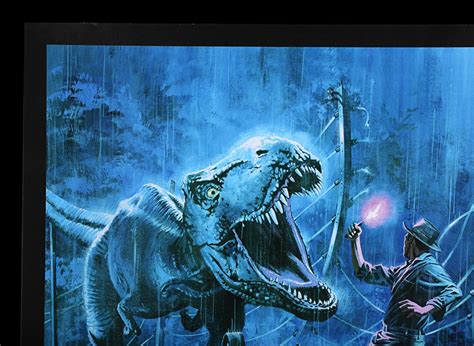 Lot 194 Jurassic Park 1993 Vice Press And Bottleneck Gallery Quad Poster 2019 2