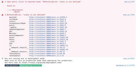 javascript vuejs stack traces do not show where errors occur stack overflow