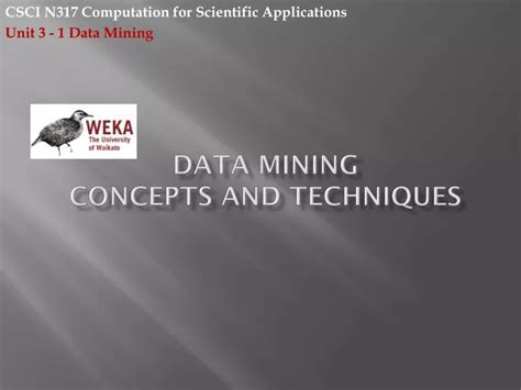 PPT Data Mining Concepts And Techniques PowerPoint Presentation Free
