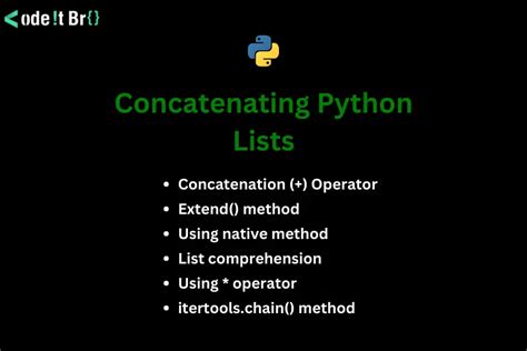 how to concatenate lists in python [6 methods]